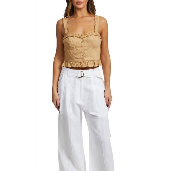 Ulla Johnson | Tops | New Ulla Johnson Alexandra Top In Cedar | Poshmark